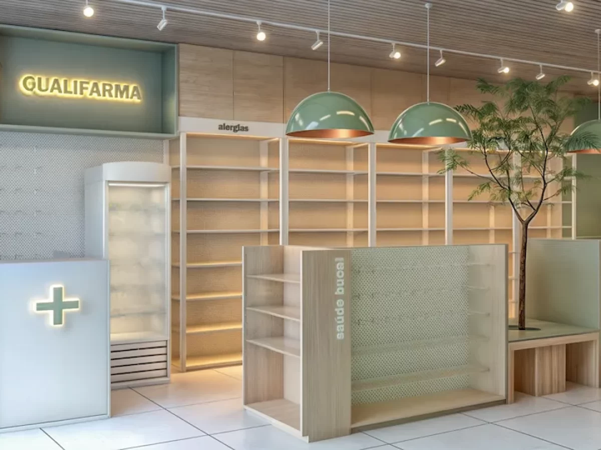 Projeto De Loja De Farmacia Farmácia São João Chega A Terra Rica