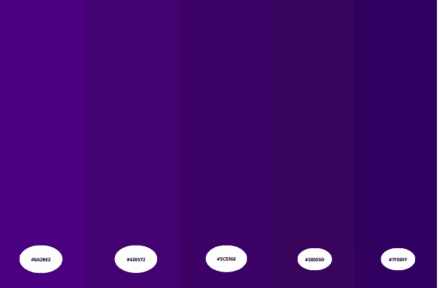 Paleta de cores Roxo: +35 opções para decorações de lojas | ARQUITER