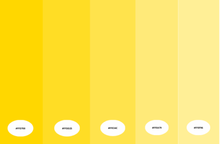 Paleta de cores Amarelo: +30 opções para se inspirar | ARQUITER