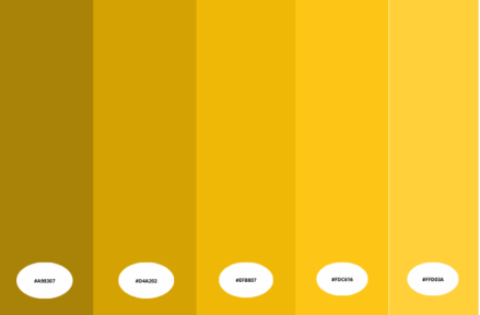 Paleta de cores Amarelo: +30 opções para se inspirar | ARQUITER