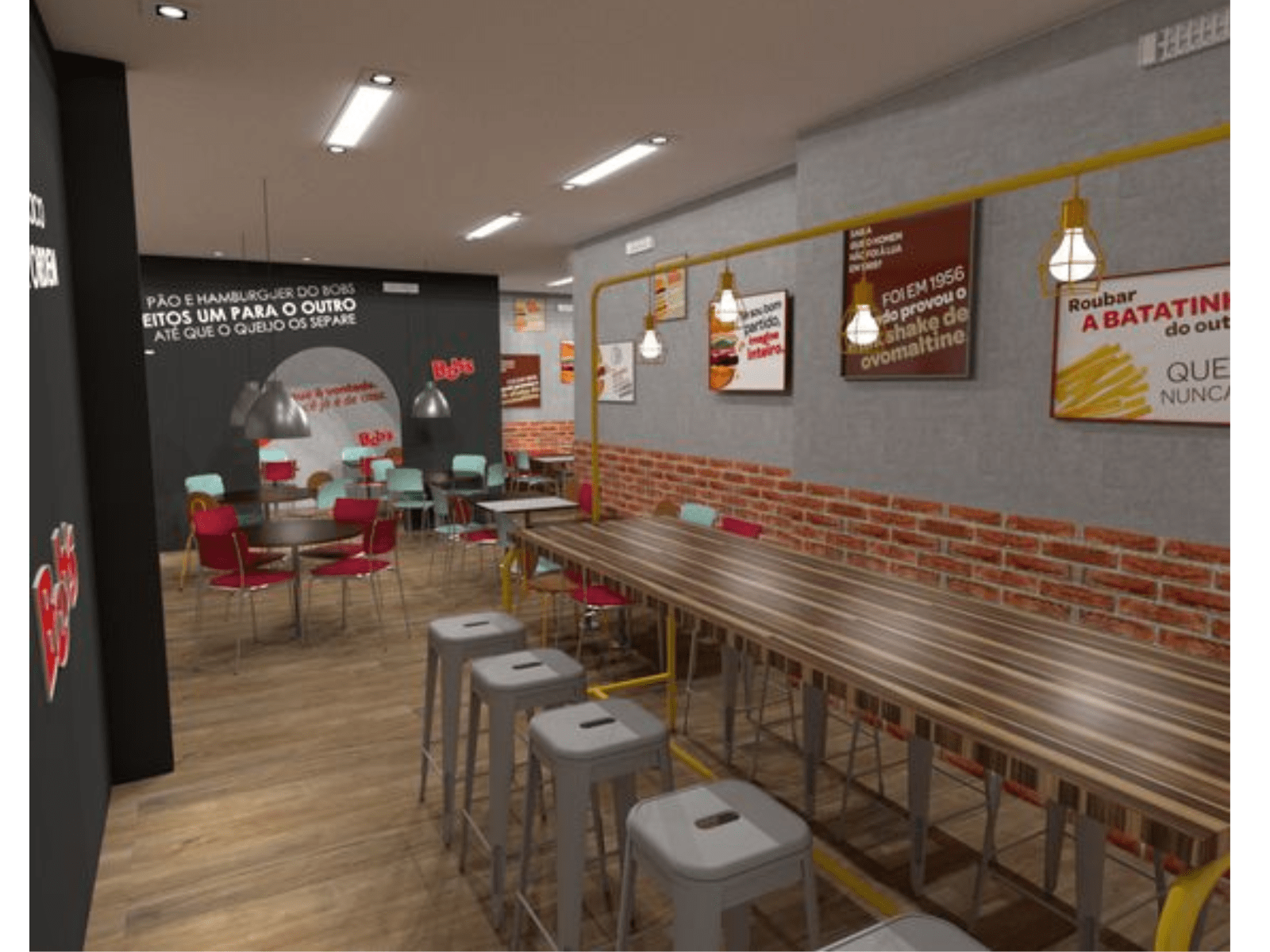 Arquitetura de hamburgueria: Estilo e sabor em cada detalhe | ARQUITER